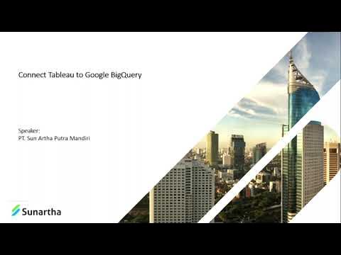 Tutorial Tableau - Connect Tableau to Google BigQuery - YouTube