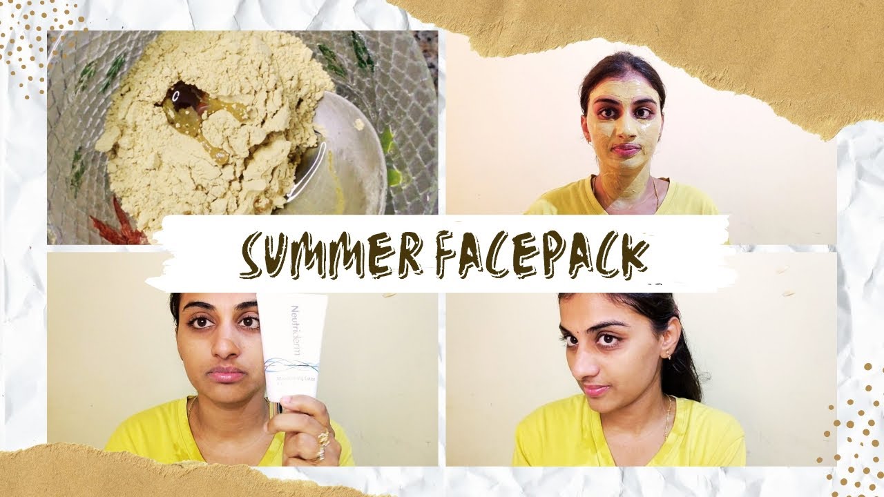 A basic face pack for summer🌞👩|Telugu vlogs|NIKI kaTHAlu - YouTube