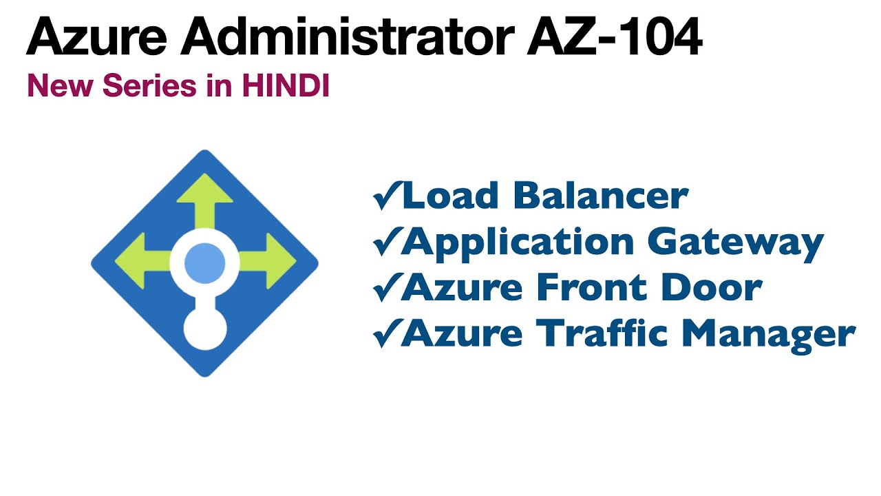 About Azure load balancers | Traffic manager | Azure Front door | Azure ...