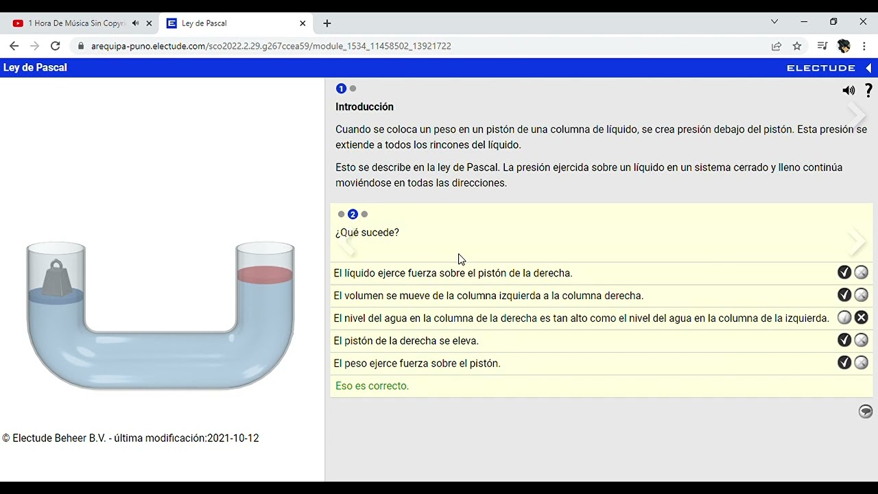 ELECTUDE: Ley de Pascal - YouTube