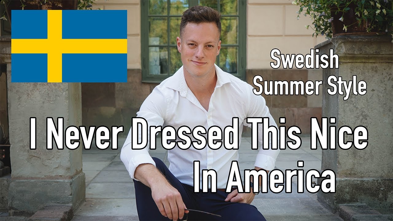 Classic Swedish Summer Style (Showing My American Brother) - YouTube