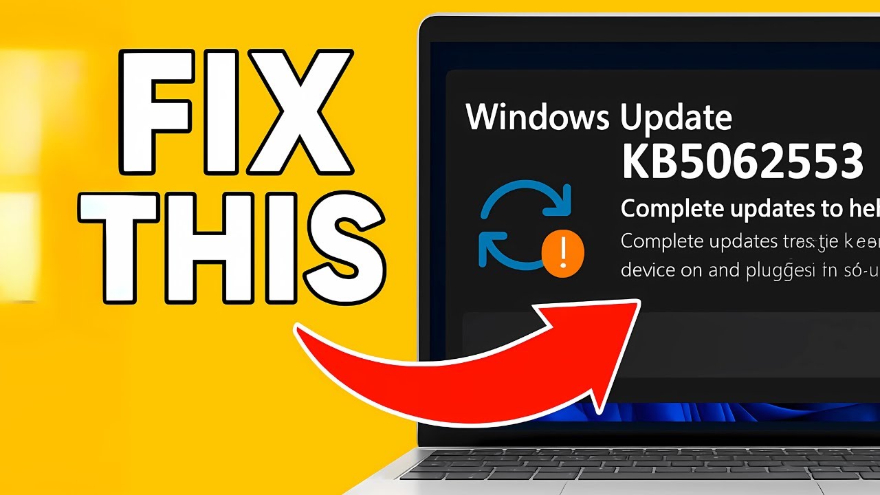 How To Fix Windows 11 Update KB5062553 Error "Your Device Is Missing ...