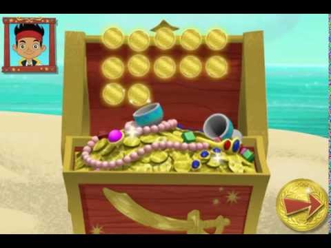 Jake and the NeverLand Pirates Game Episode of Treasure Hunt - YouTube