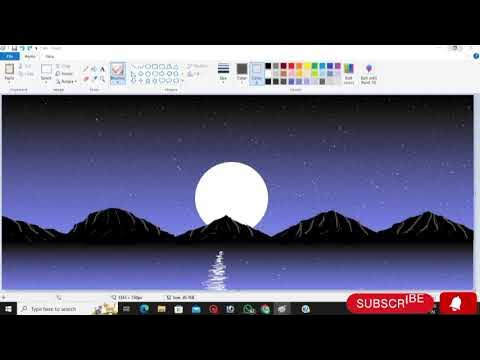 How to Draw in Ms paint | drawing in paint in computer | paint in ...