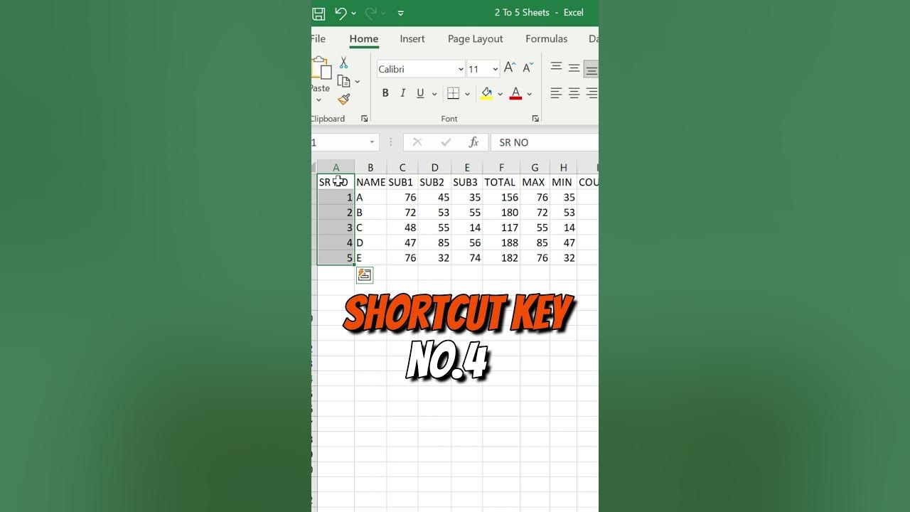 Every Excel User Should Know this shortcut keys 🔥🔥#shorts #excelshortcuts #exceltricks # ...