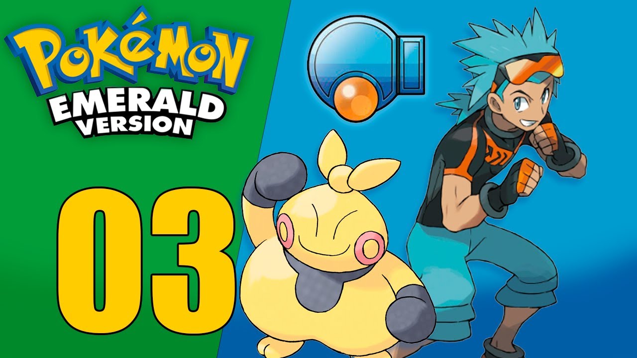 AMASSANDO O LÍDER BRAWLY - POKEMON EMERALD #03 (PT-BR) - YouTube