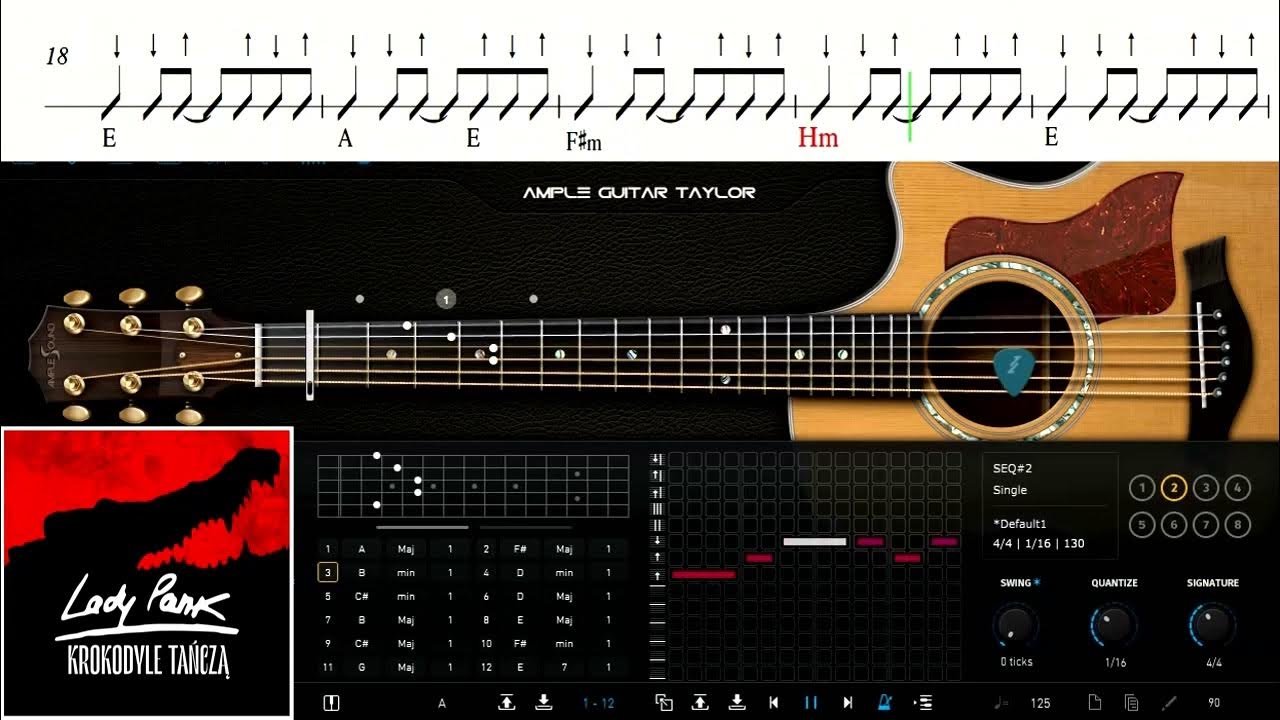 Krokodyle tańczą - Lady Pank | jak grać akordy i bicie - uproszczona| guitar tutorial by Paul ...
