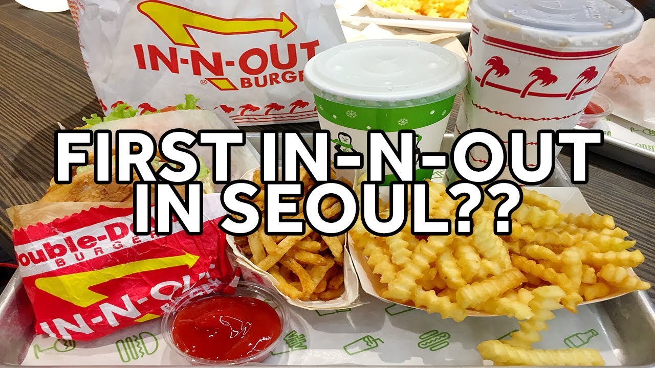 First In-n-Out in Seoul??? - YouTube