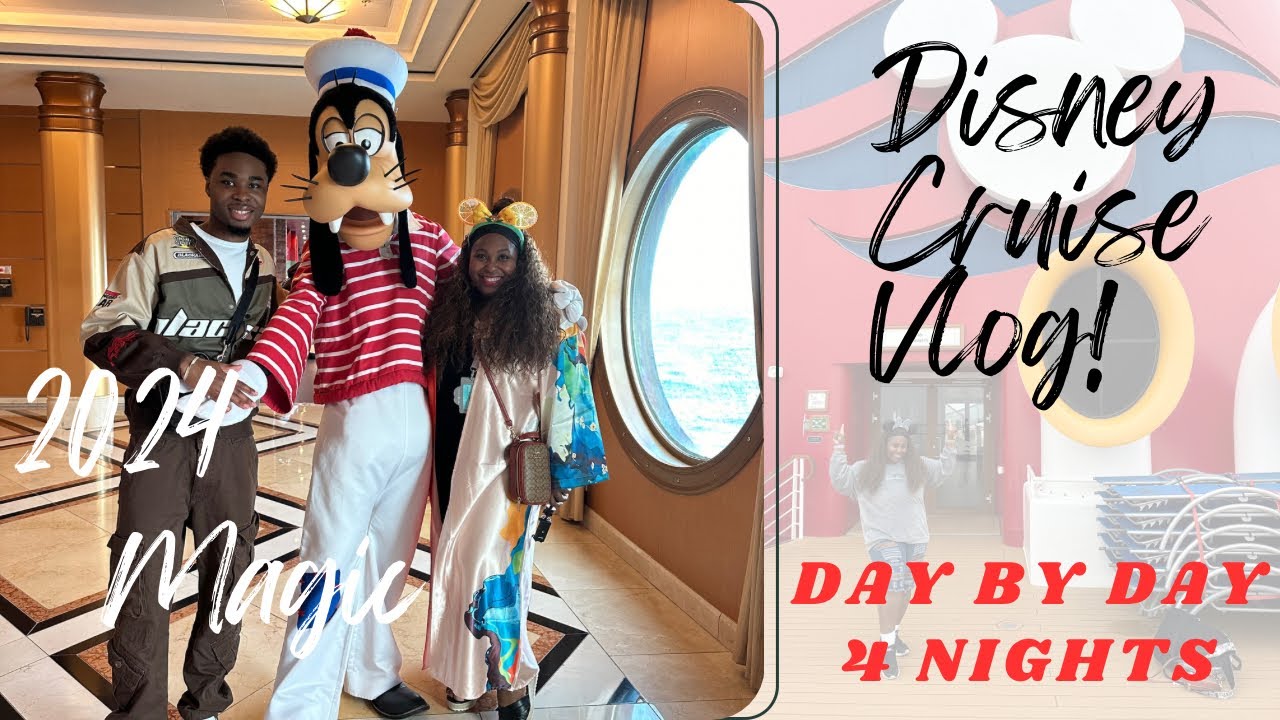 Disney Cruise Line Vlog 2024 l Disney Magic 4 Night Cruise l Fireworks ...