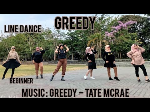 GREEDY Line Dance || Beginner|| Vee Trias|| Demo by BDR47 Borobudur INA ...