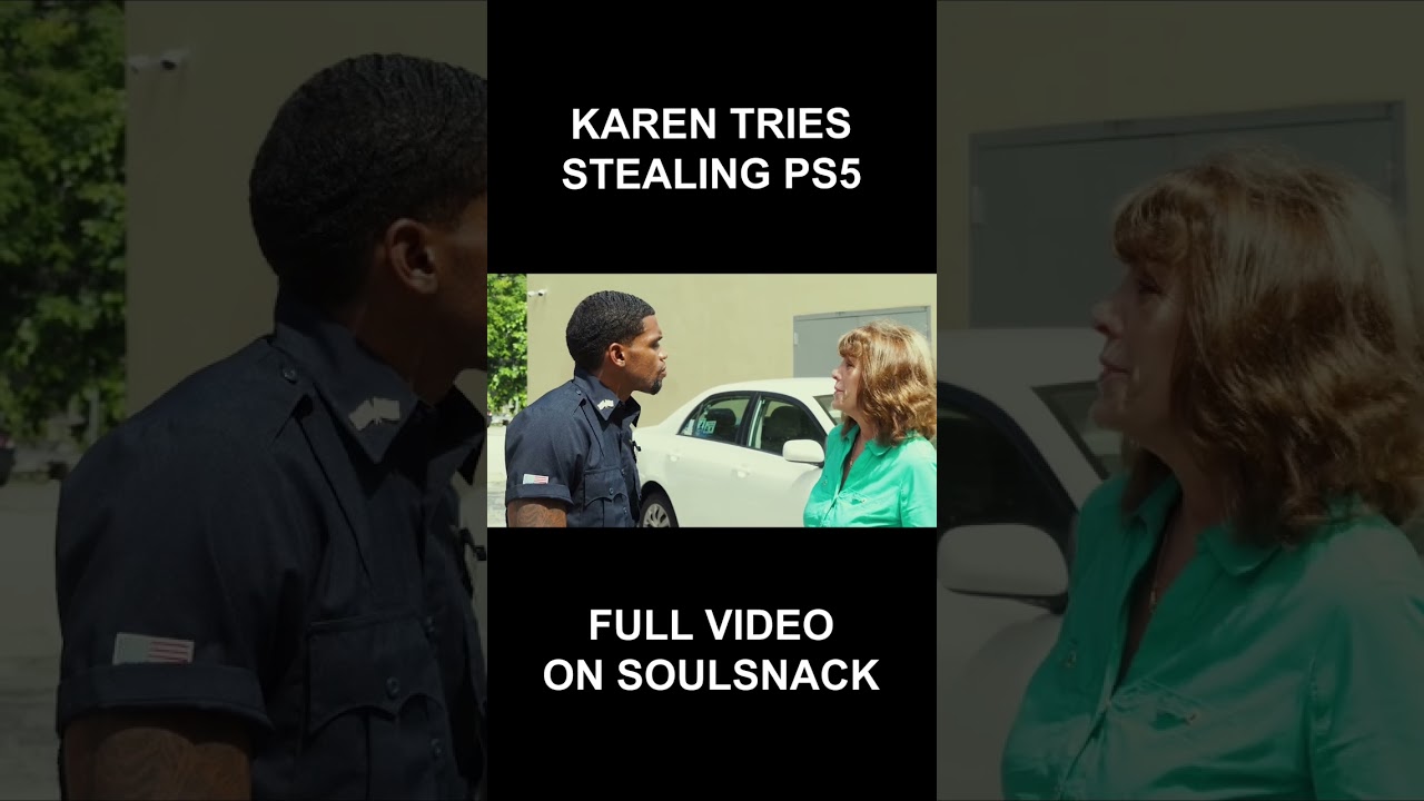 Crazy Karen Tries To Steal Ps5 #shorts - YouTube