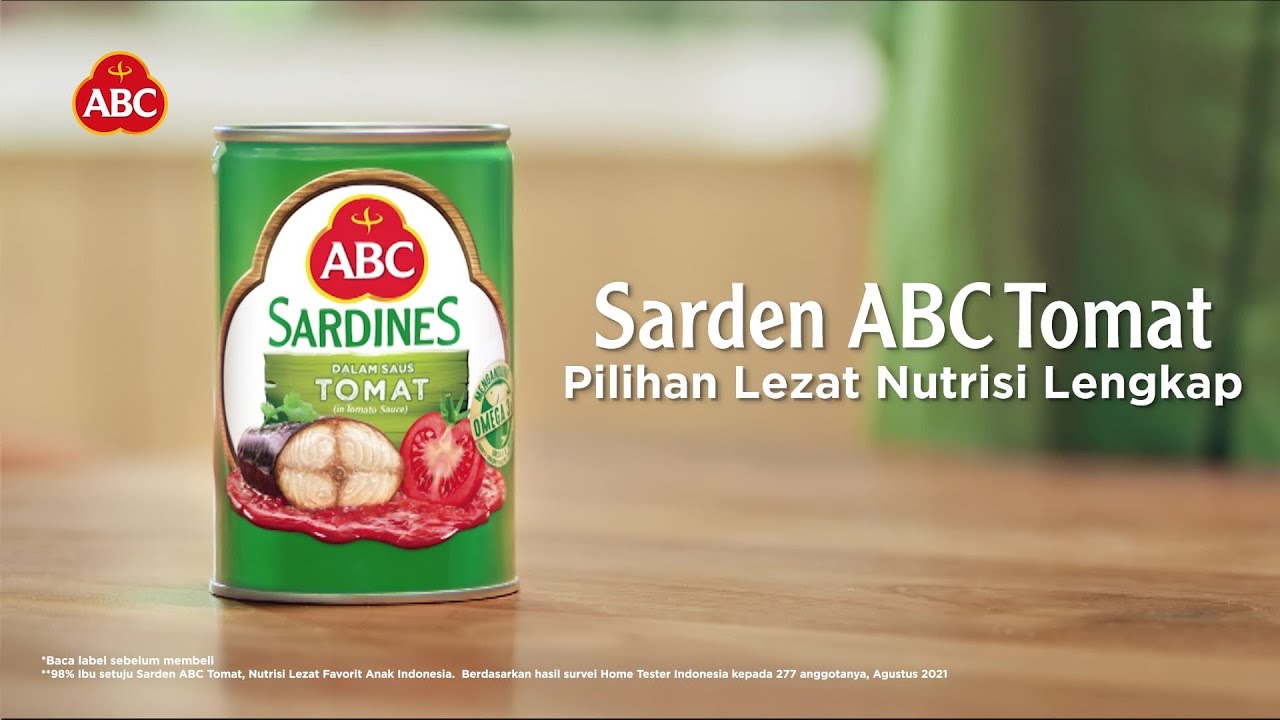 Sarden ABC Tomat, Pilihan Lezat Nutrisi Lengkap 15s - YouTube