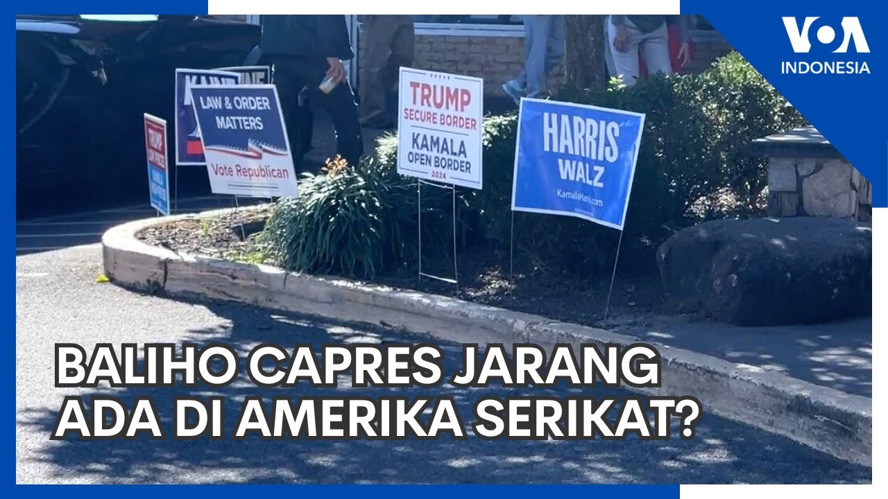Baliho Capres Jarang Ada di Amerika, Aturannya Gimana? - YouTube