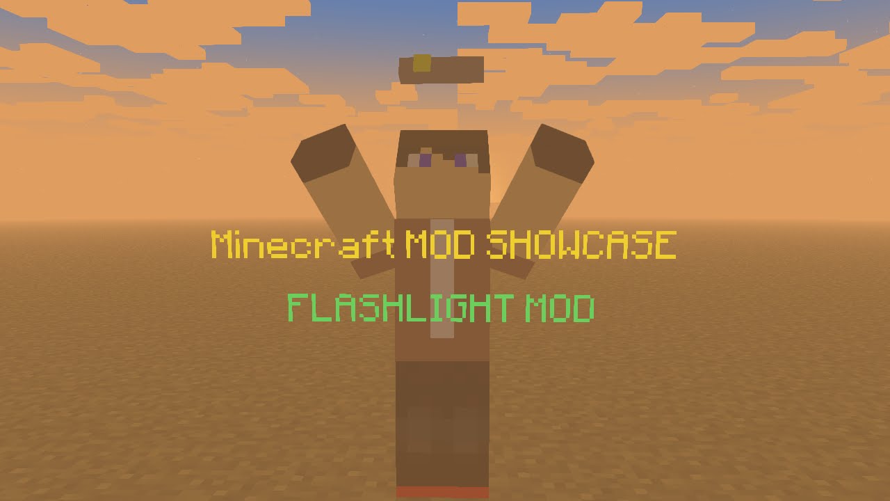 Minecraft 1.7.10 Mod Showcase (Flashlight Mod) - YouTube