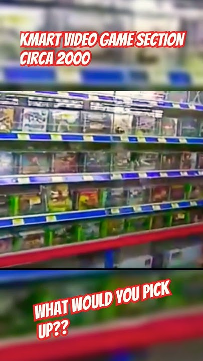 K-Mart video game section (Part 1) #shorts #ps1 #retrogaming - YouTube