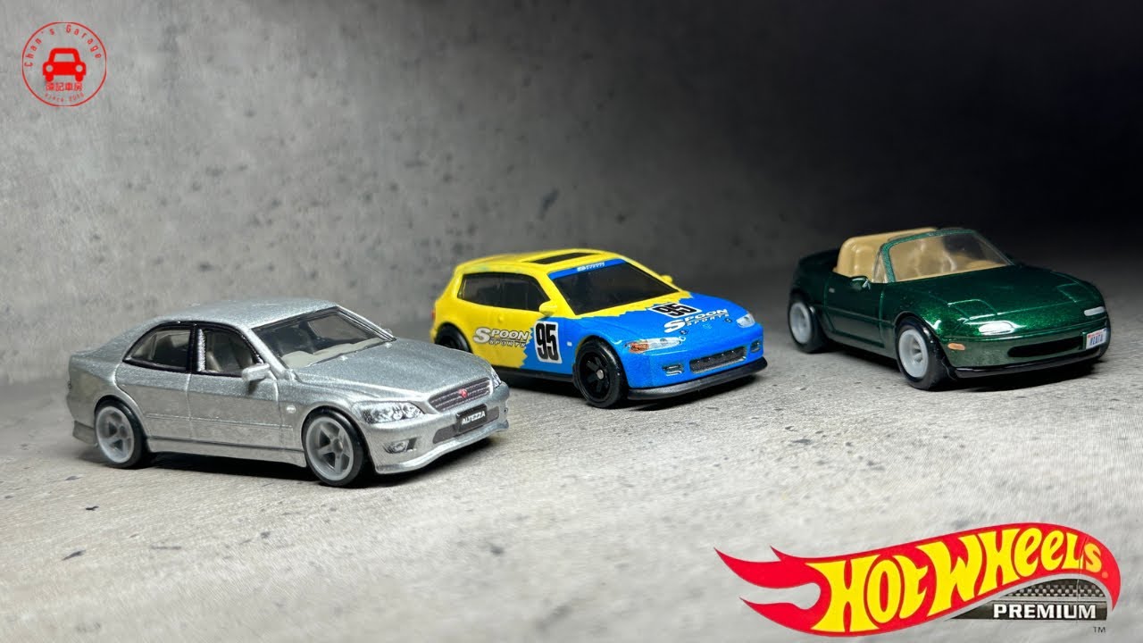 Hot Wheels Premium 2023 Modern Classic Toyota Altezza Honda Spoon Civic ...