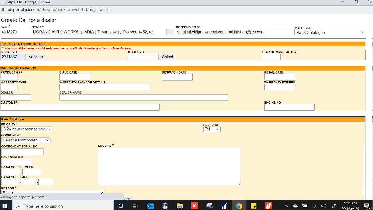 JCB Techweb process parts - YouTube