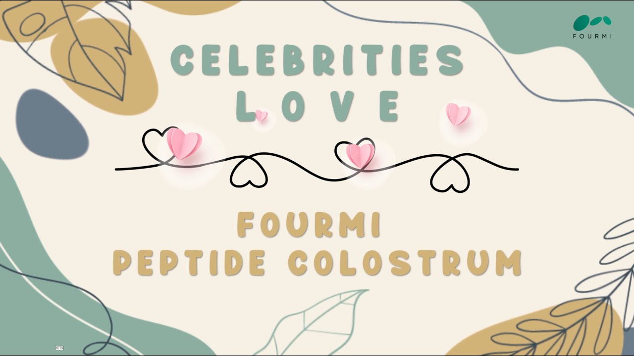 CELEBRITIES LOVE FOURMI PEPTIDE COLOSTRUM - YouTube
