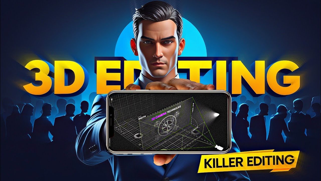 MOBILE 3D EDITING VIDEO using alightmotion & AI tools step by step ...