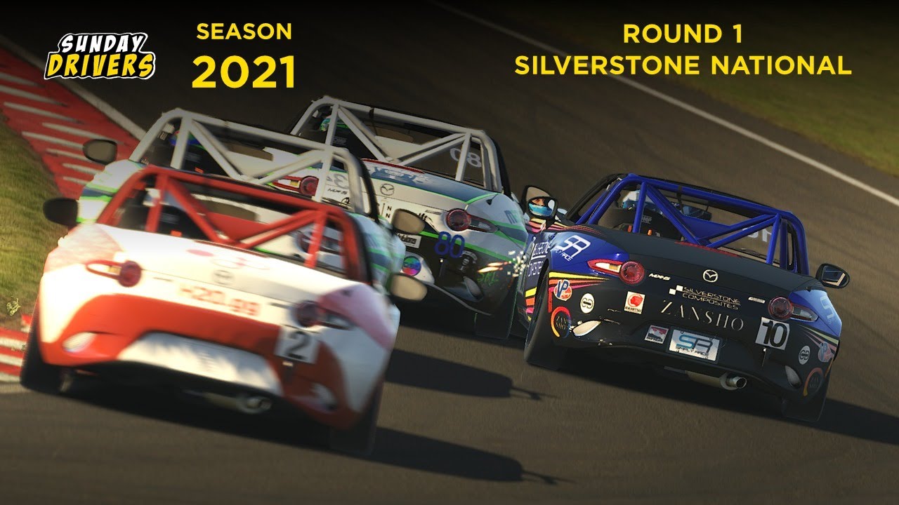 Sunday Drivers MX-5 Cup 2021 - Round 1 - Silverstone National - YouTube