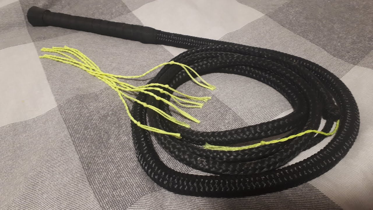 How to make and attack a whip cracker/popper #whipcracking #whippopper ...