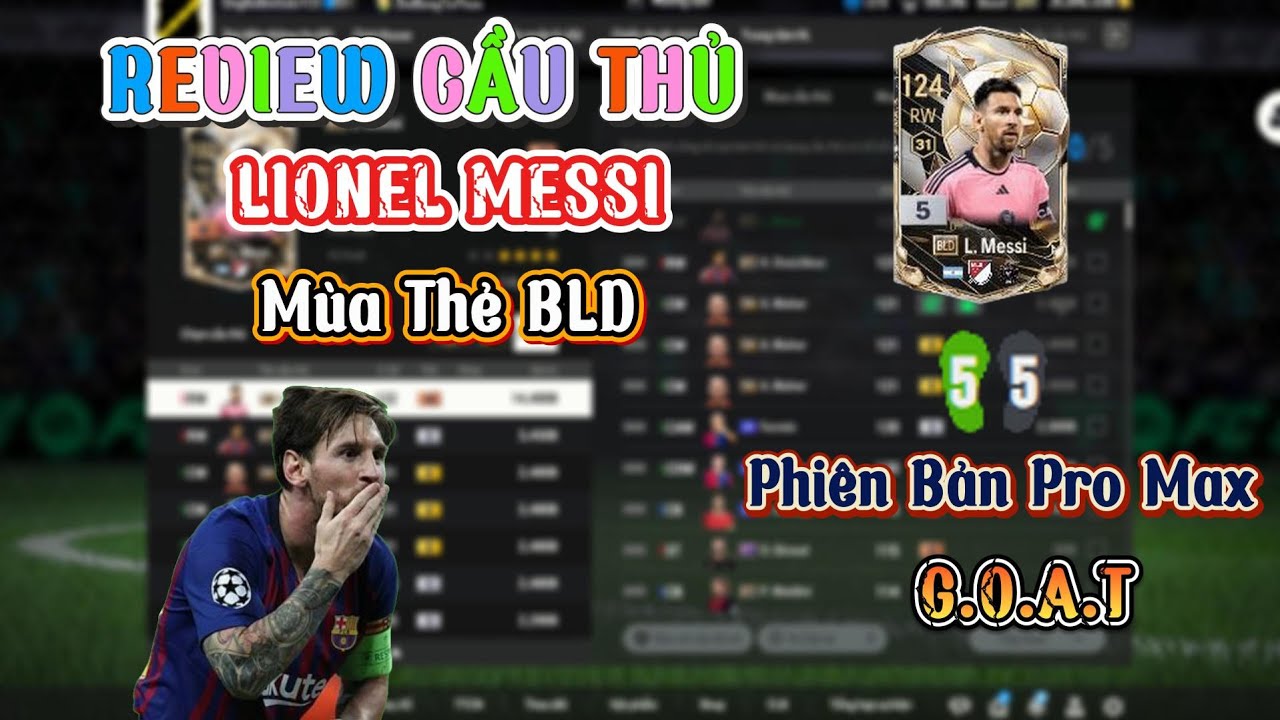 ( FC ONLINE ) | TRẢI NGHIỆM MESSI MÙA THẺ BLD - PHIÊN BẢN SIÊU CẤP PRO ...