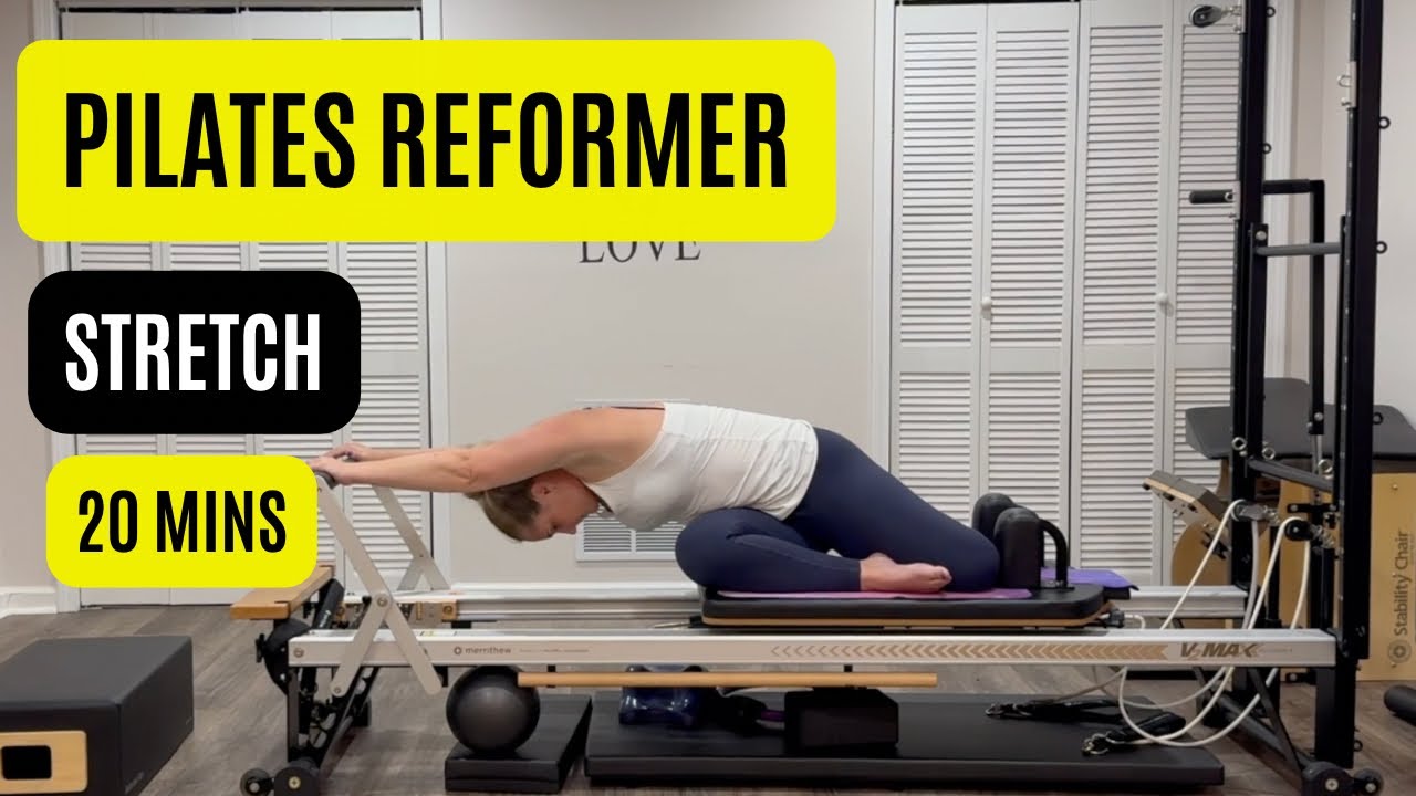 Intermediate Pilates Reformer Back Focused Stretch #104 - YouTube