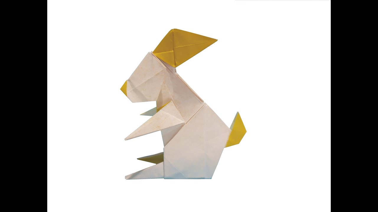 Origami Rabbit Tutorial (Conejo origami) - YouTube