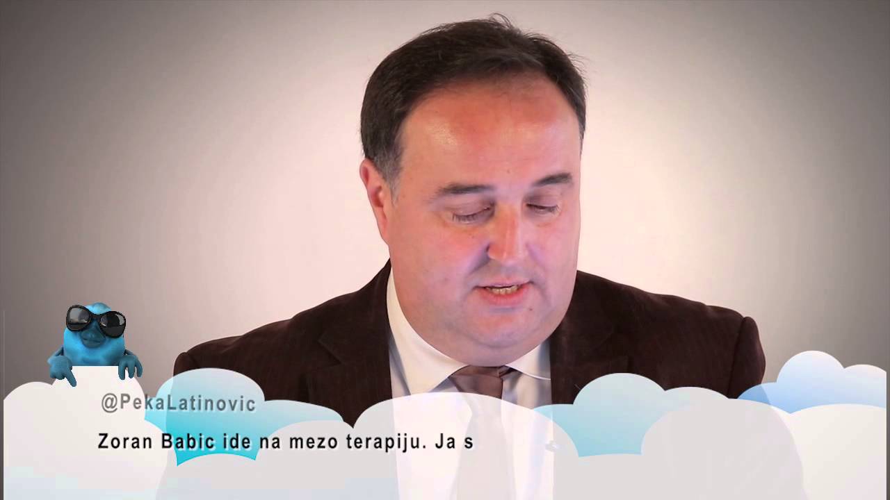 #EspresoTviter: Zoran Babić čita tvitove o sebi - YouTube