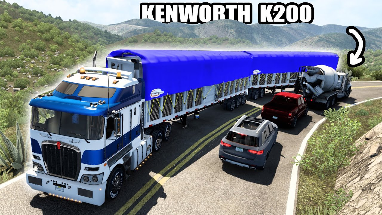 Camion CHATO Kenworth k200 con Doble Jaula Granelera Mapa de México ...