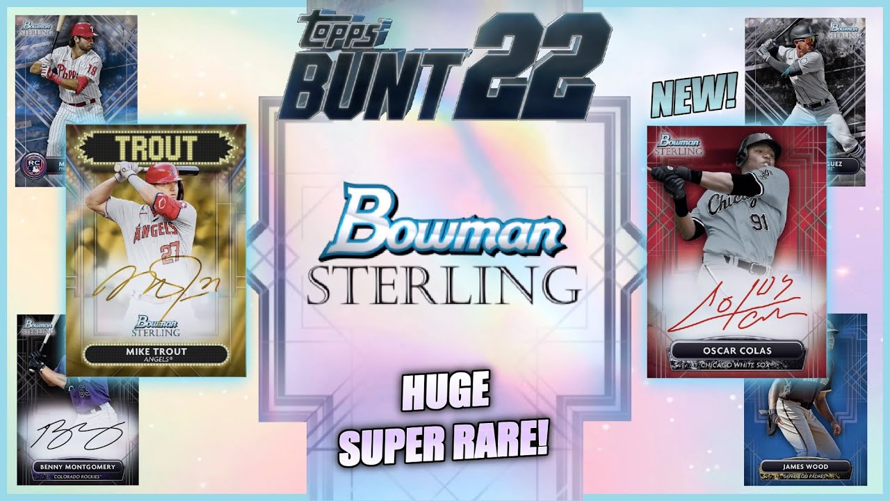Topps Bunt: NEW! Bowman Sterling Packs! HUGE ROOKIE SUPER RARE AUTO ...