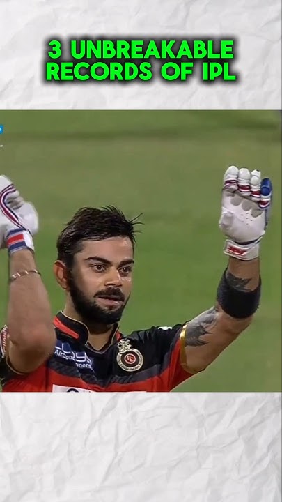 UNBREAKABLE Records of IPL - YouTube