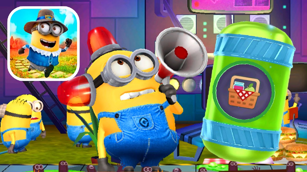 Minion rush Bee Do ONE-WEEK PICNIC NEW EVENT quest room gameplay ios ...
