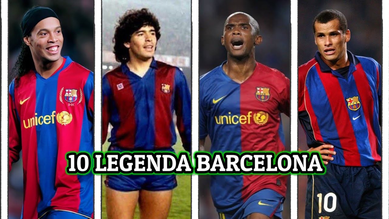 Daftar 10 Pemain Legenda Barcelona Sepanjang Masa - YouTube