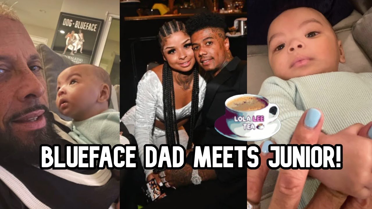 Blueface dad finally got to meet his grandson Junior! 01.01.2024 - YouTube