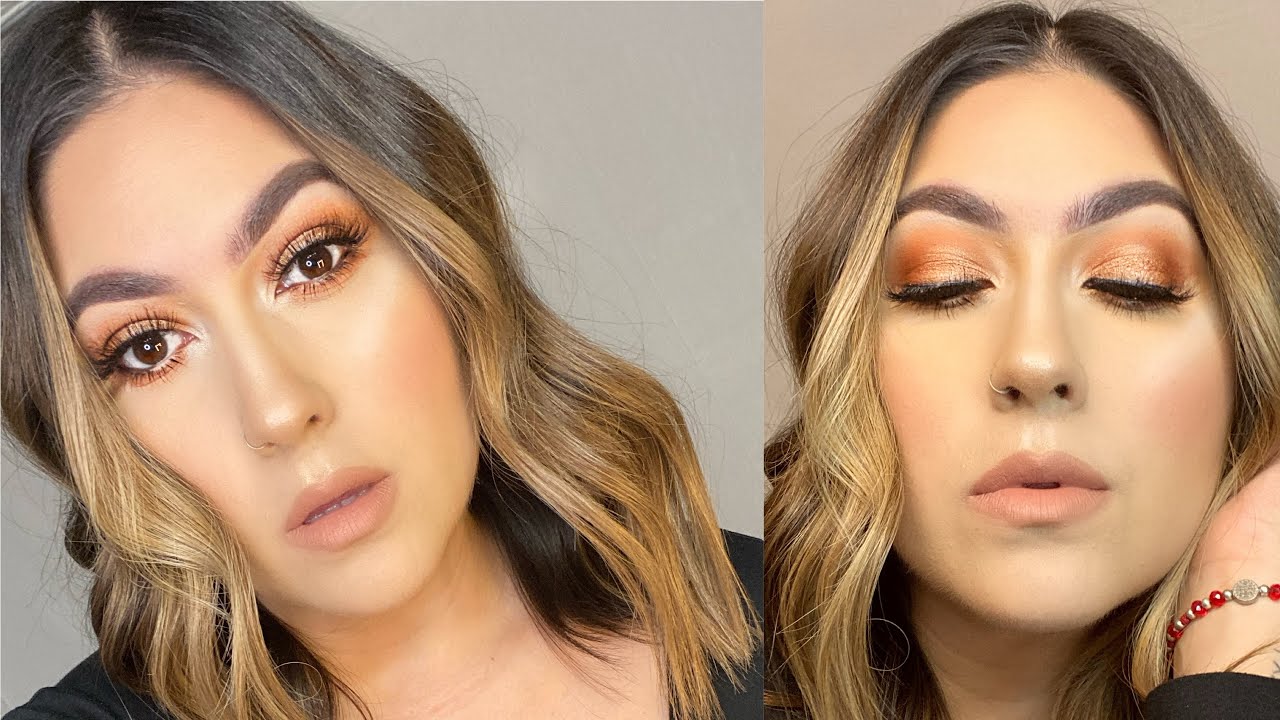 MY 1ST MAKEUP TUTORIAL!!! | GOLDEN BRONZE FULL FACE MAKEUP TUTORIAL ...