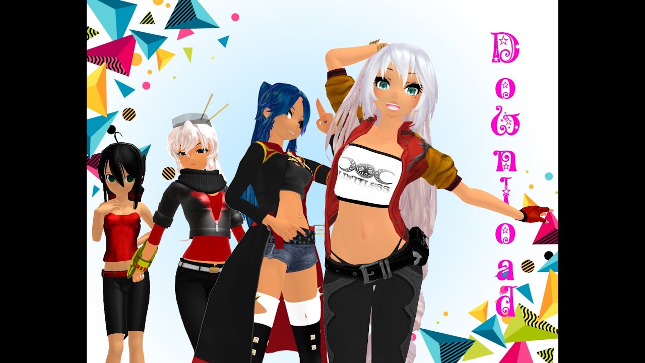 {MMD Models Download} Resonate - YouTube