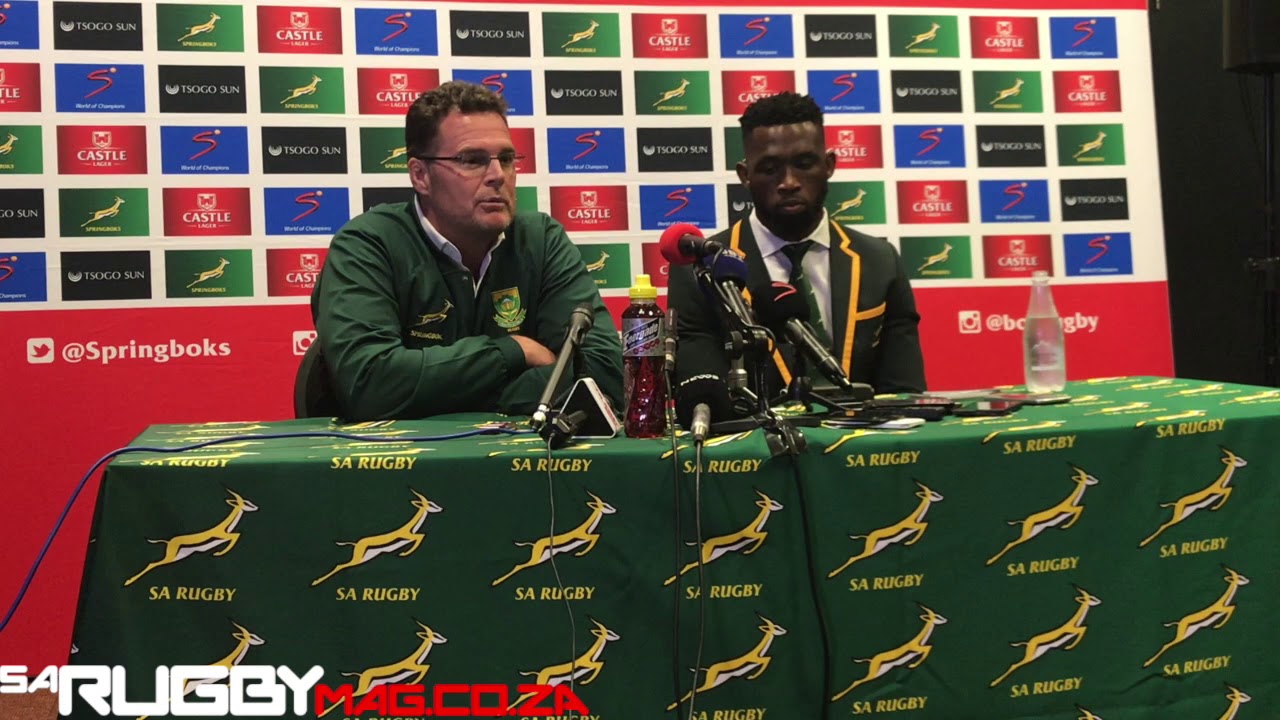 Springbok press conference (Rassie & Siya) - YouTube