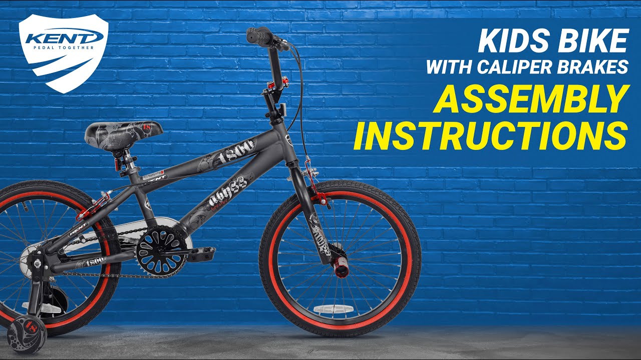 Kent Bicycles | Kids Bike (Caliper Brakes) Assembly Step-by-Step - YouTube