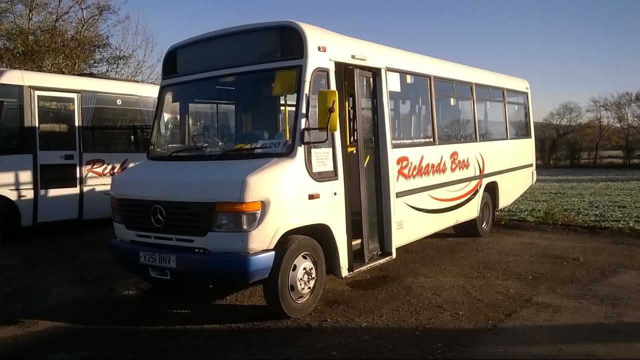 Tour of Richards Bros Plaxton Beaver II bodied Mercedes Vario (V251 BNV ...