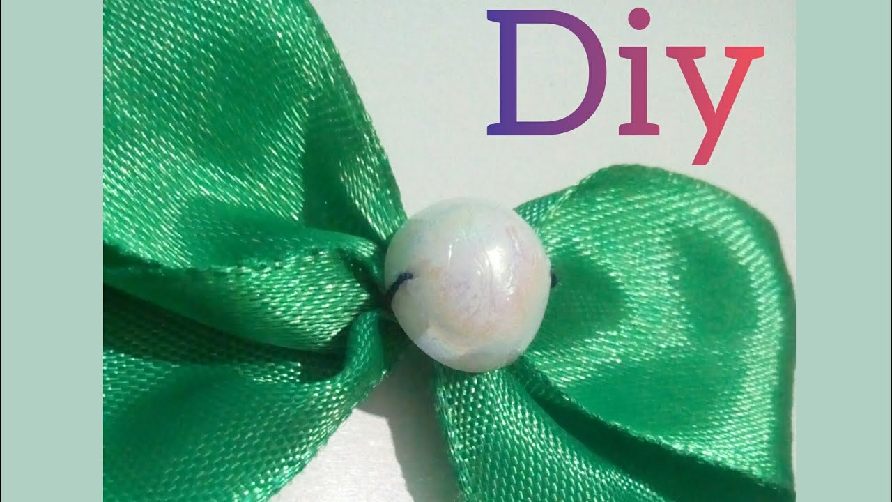Diy Satin ribbon bow | how to make satin ribbon bow🎀 - YouTube