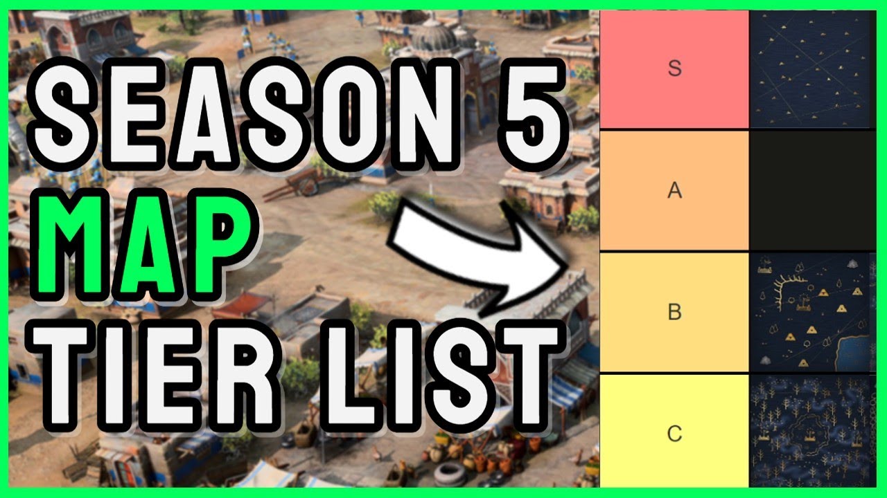 AoE4 Map Tier List - Season 5 - July 2023 - YouTube