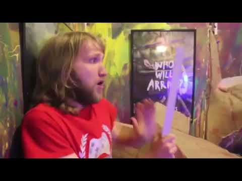 Psycho Dad Demolishes The Gaming Room (Both Angles) - YouTube