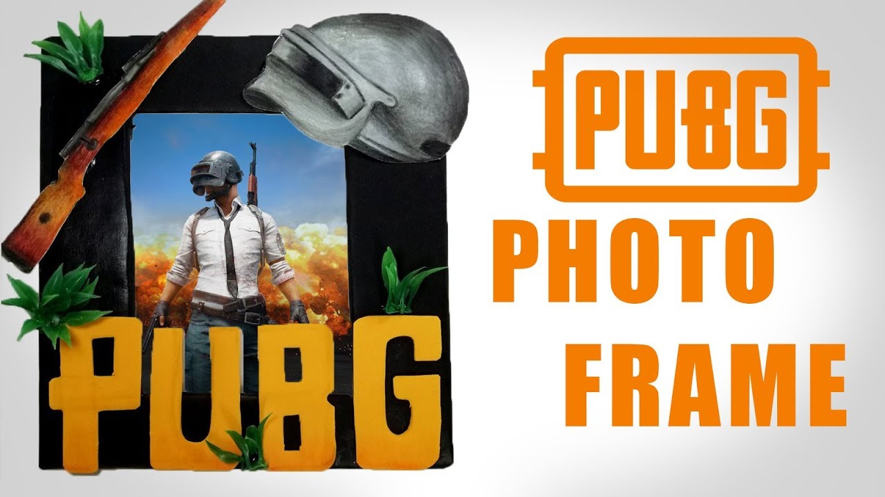 PUBG Photo Frame for Gamers || Handmade Frame || The Blue Sea Art - YouTube