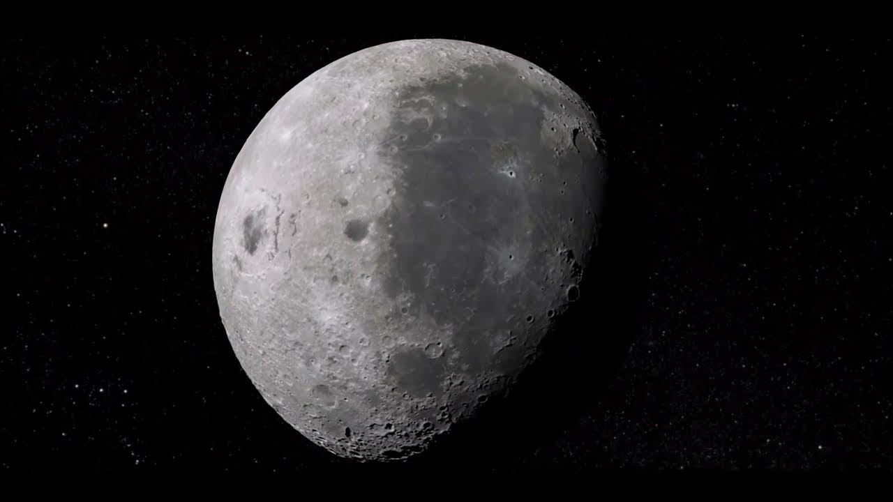 Evolution of the Moon from 4 billions years ago - YouTube
