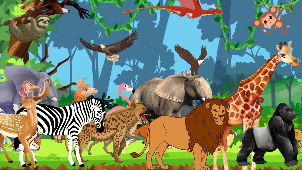 Wild Safari & Zoo Animal Sounds | A–Z Alphabet Phonics Adventure | Kids ...