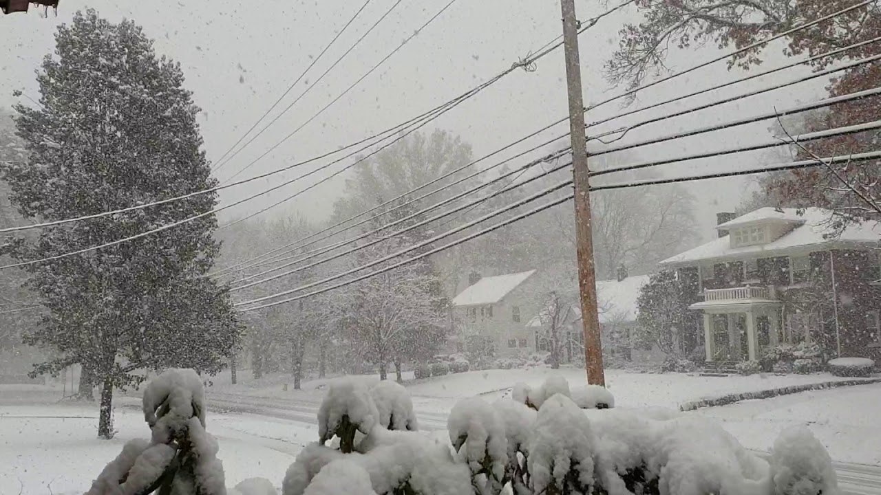 Snow in Akron, OHIO 오하이오 애크런 설경 - YouTube
