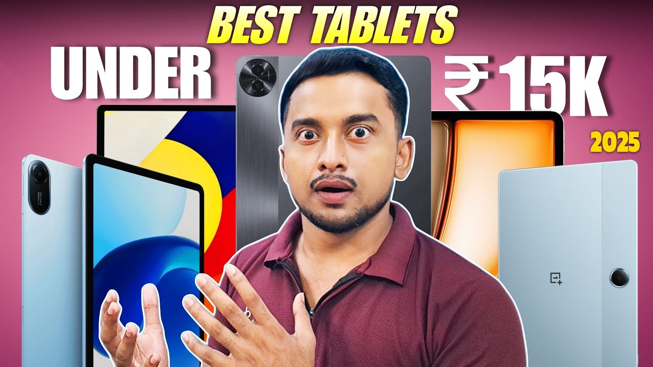 Top 5 Best Tablet Under 15,000 Budget⚡️September 2025 - YouTube