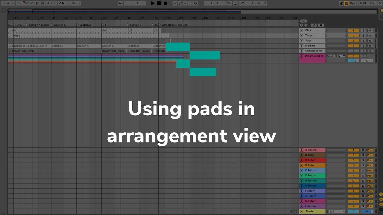 Using pads in arrangement view - YouTube
