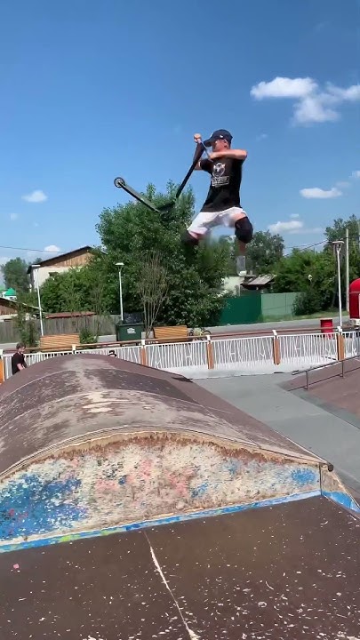 Ура научился скатываться с Мега рампы и летать фан бокс 🥳 - YouTube
